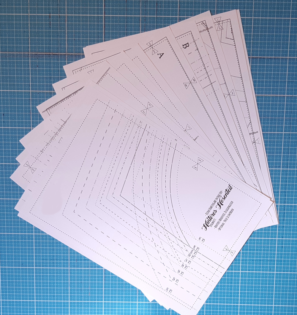 pdf Schnittmuster richtig zusammenkleben ⋆ SanDaLu